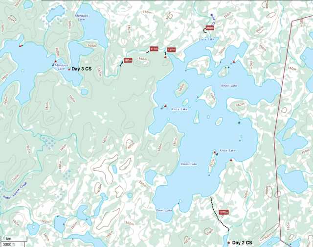 Bloodvein Headwaters Day 3: Knox Lake Portage to Murdock Lake | Ramblin ...