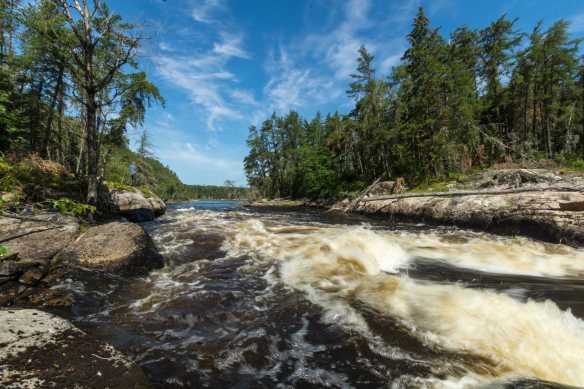 Canoeing The Bloodvein Day 9 – X-Rock to Just Before Goose Rapids ...