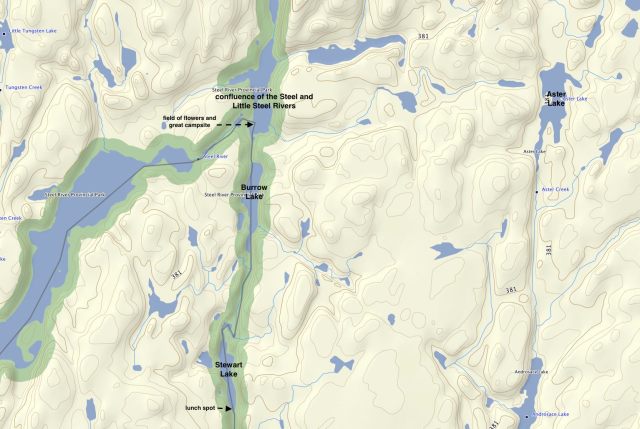 Canoeing The Steel – Day Five – Heading South On The Steel River ...