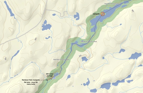 Canoeing The Steel River – Day Six – Rainbow Falls | Ramblin' Boy