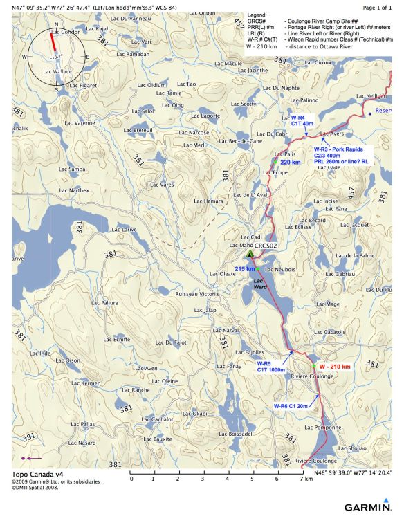 Down The Coulonge: Day 2 – The Day Of Headwater Lakes – To Lac Ward (Km ...